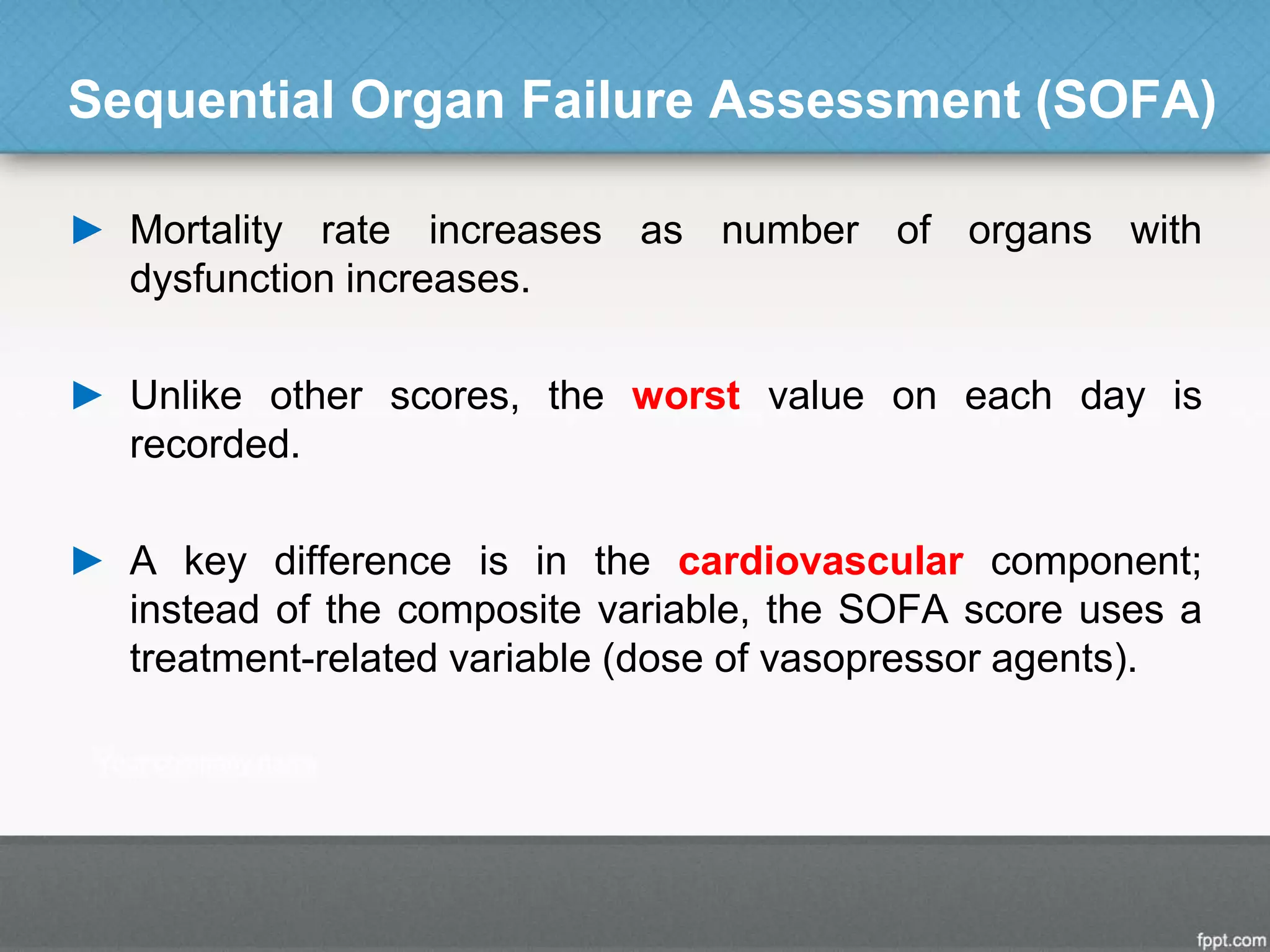 ICU Scoring Systems | PPT