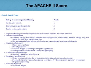 Apache Ii Score Ppt