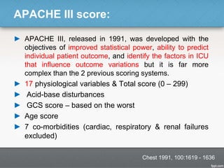 Apache Ii Score Ppt