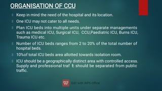 ICU setup .pdf for nursing students and research workers in yheor ...