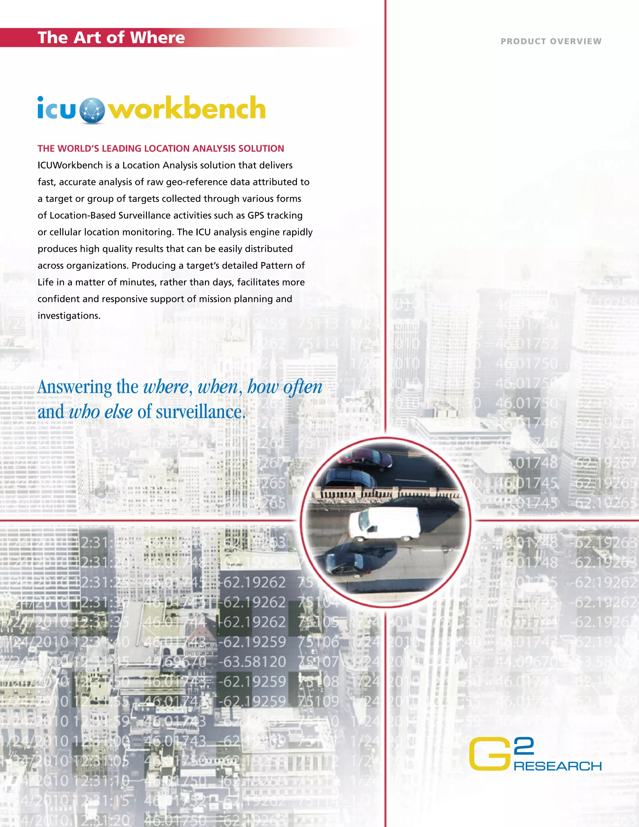ICU WORKBENCH - The Art of Where | PDF