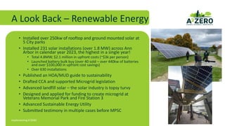 Ann Arbor A2Zero Climate Action - ICV2024 | PPT | Free Download