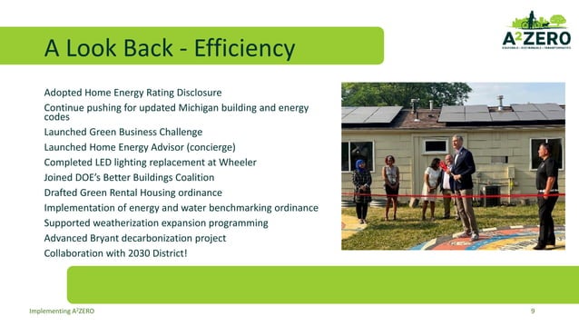 Ann Arbor A2Zero Climate Action - ICV2024 | PPT | Free Download
