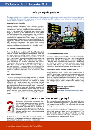 Icv bulletin december 2011 | PDF