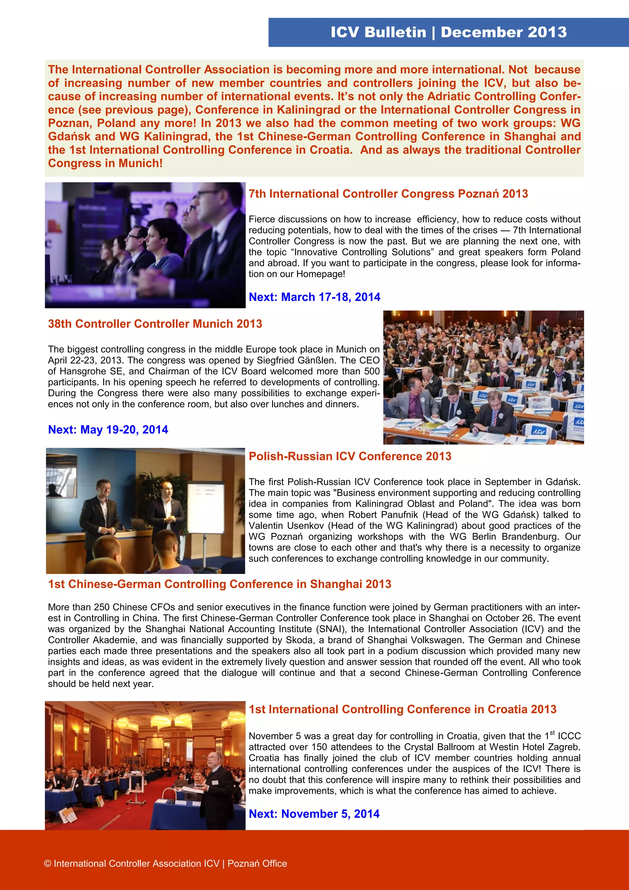 Icv bulletin december 2013 | PDF