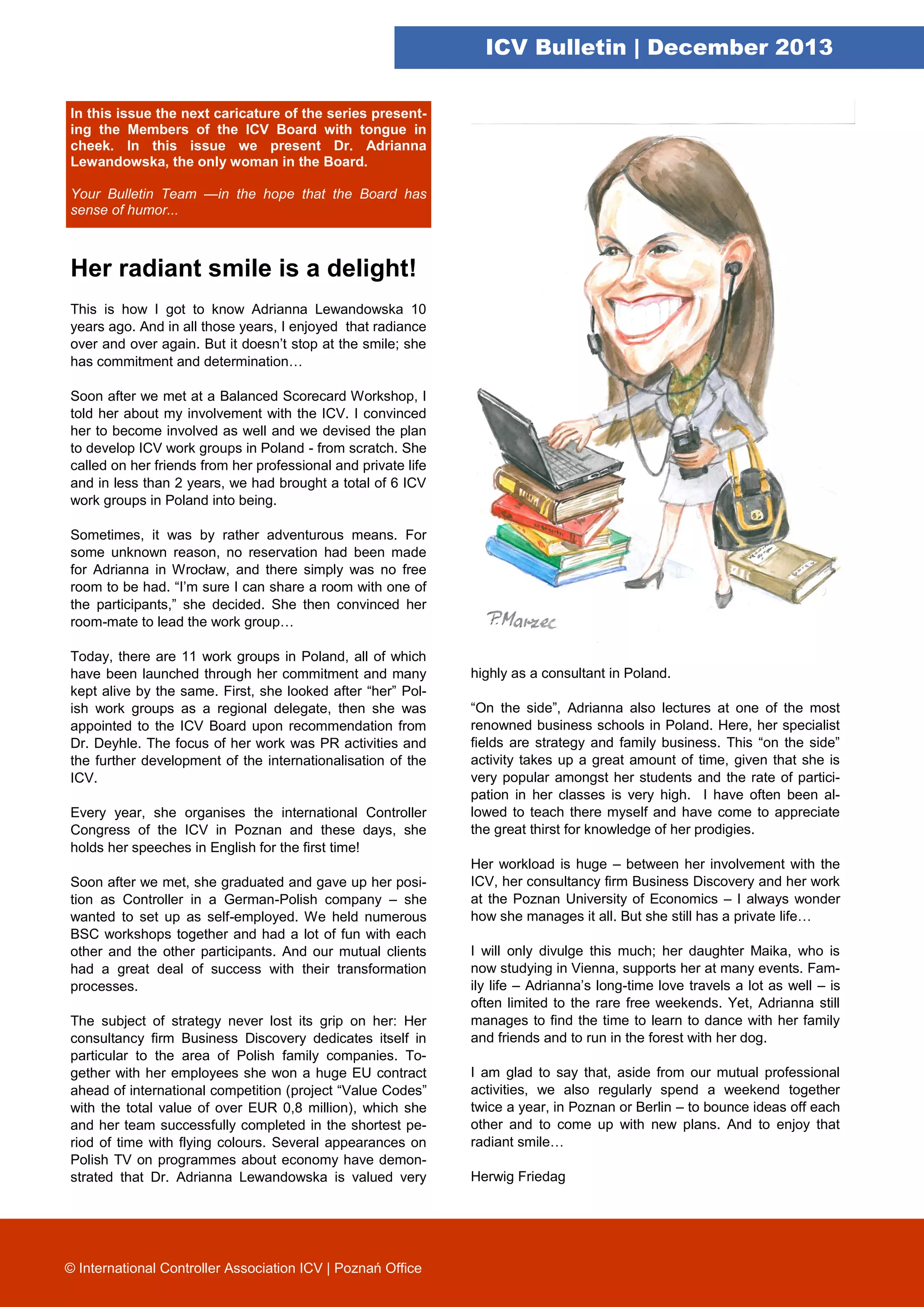 Icv bulletin december 2013 | PDF