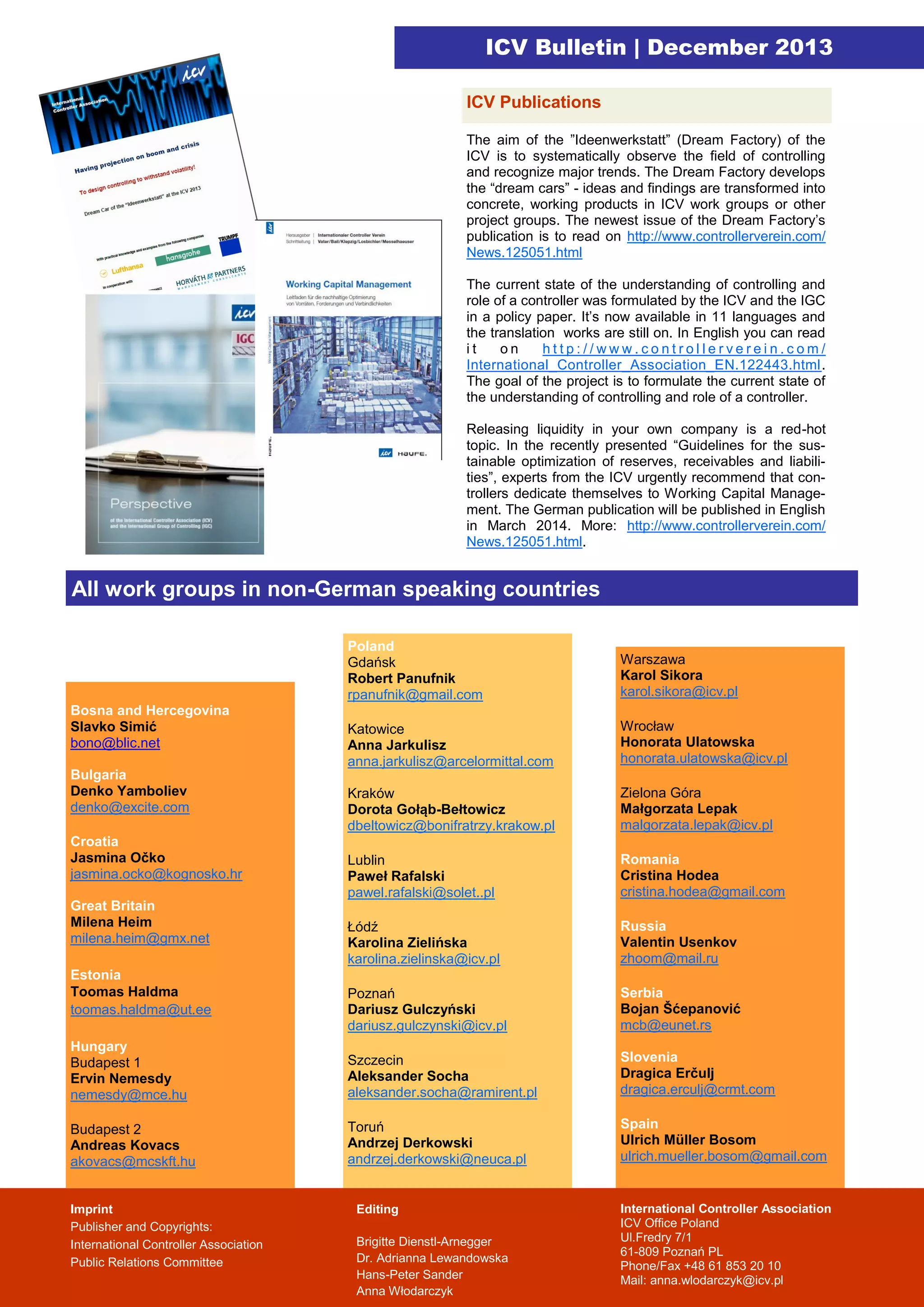 Icv bulletin december 2013 | PDF