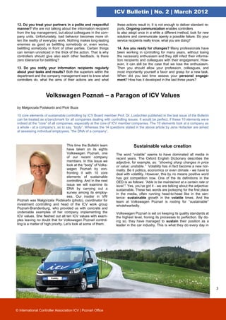 Icv bulletin, march 2012 | PDF