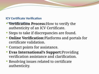 ICV Certification and Evas International.pptx