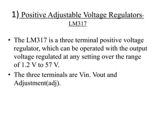 Ic voltage regulators | PPTX