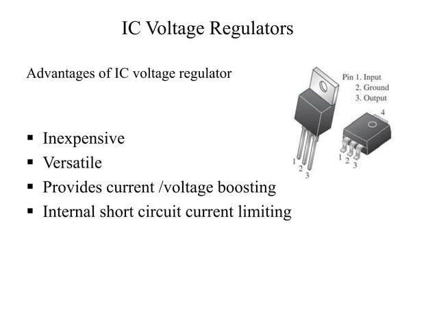 Ic voltage regulators | PPTX