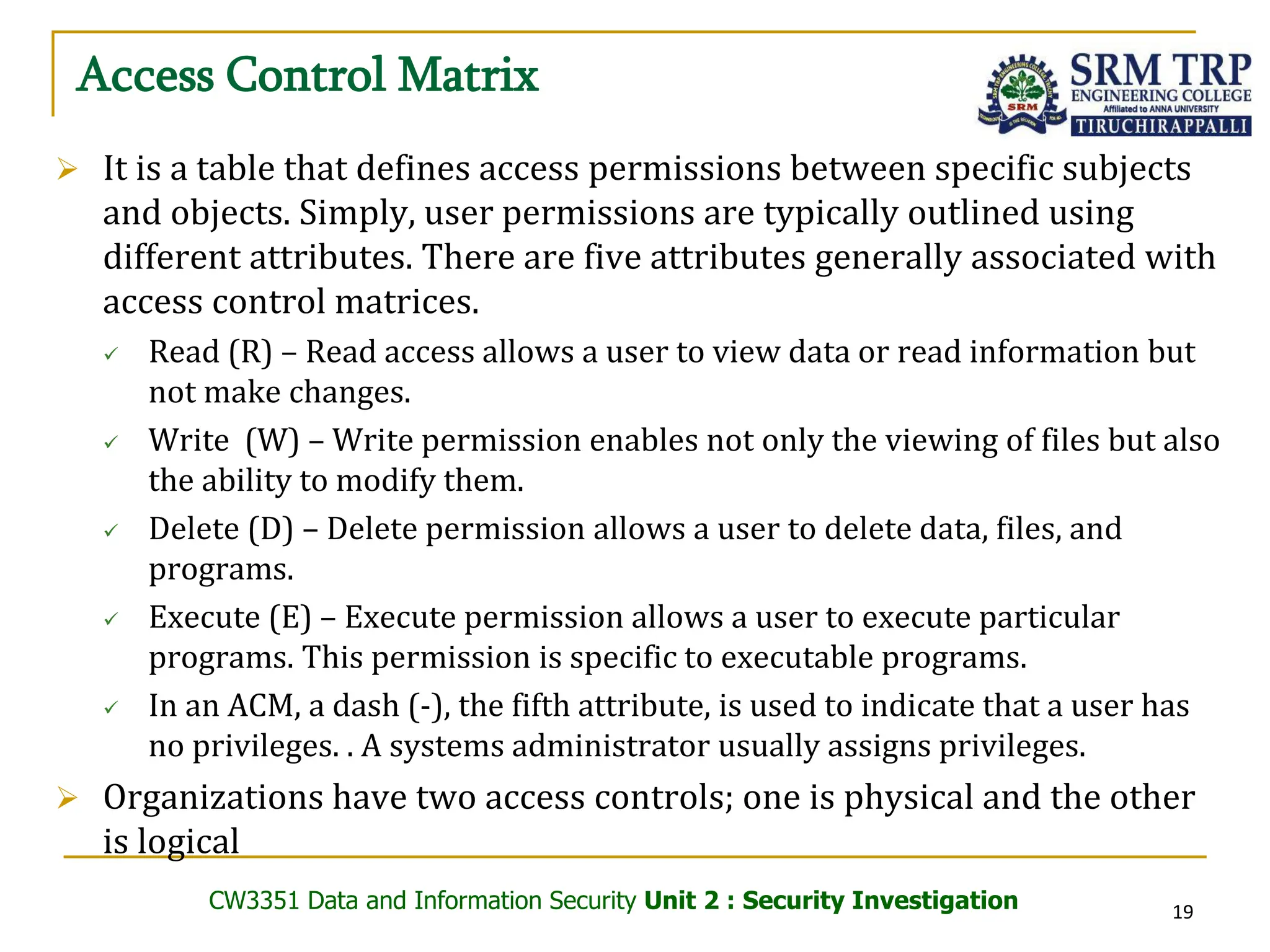 CW3351 Data and Information Security- Unit 2 Security Investigation.pdf