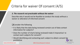 IC Waiver in Clinical Trials I Clinical Research.pptx