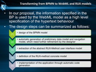 Business Process -based Conceptual Design of Rich Internet Applications | PPTX
