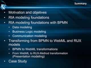 Business Process -based Conceptual Design of Rich Internet Applications ...