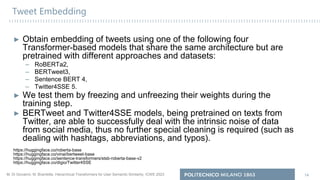 Hierarchical Transformers for User Semantic Similarity - ICWE 2023 | PPTX