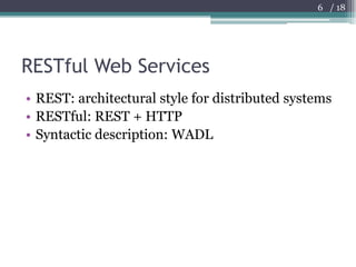 Semantic Web Services: A RESTful Approach | PPT