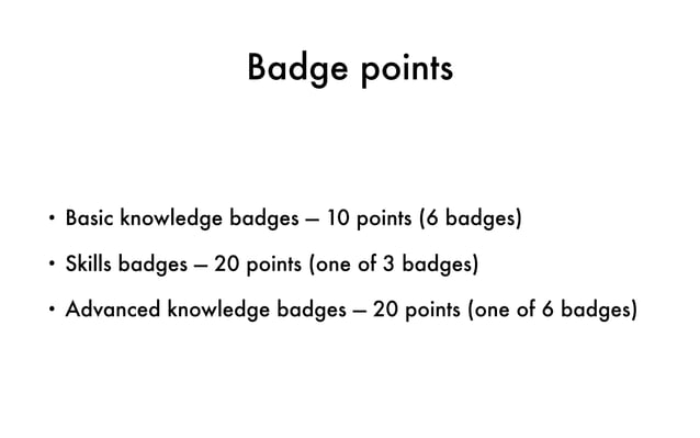 Design Patterns for Badge Systems in Higher Education | PPT