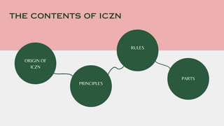 INTERNATIONAL CODE OF ZOOLOGICAL NOMENCLATURE | PDF
