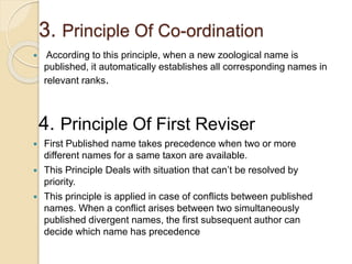 ICZN(InternationalCodeforZoologicalNomenclature).pptx