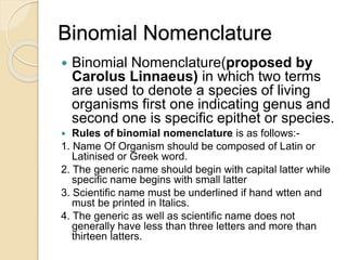 ICZN(InternationalCodeforZoologicalNomenclature).pptx