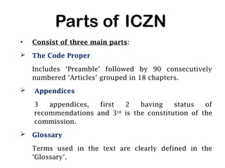 ICZN and its global responsibility and functions.pptx