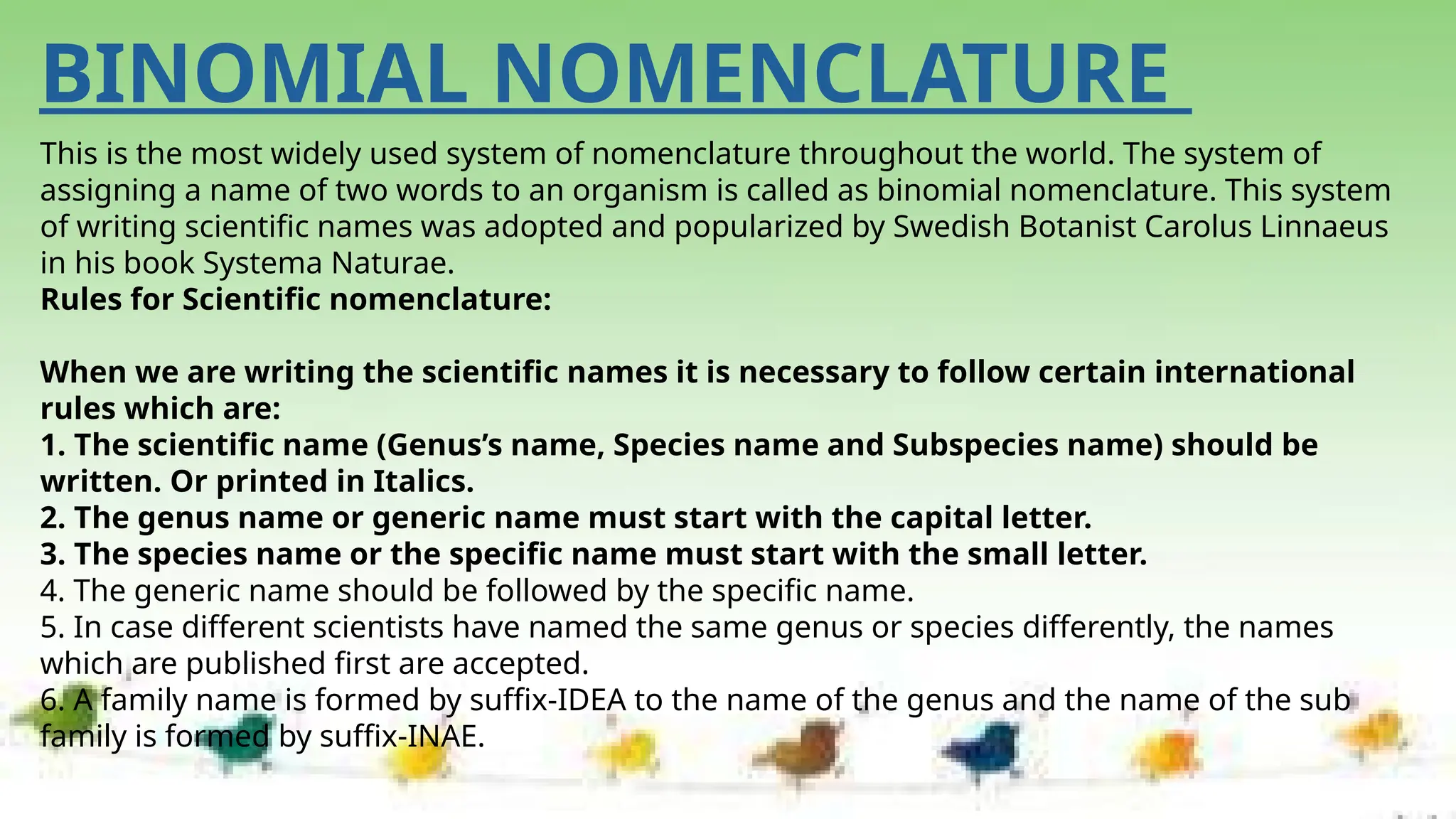 iczn(International Code of Zoological Nomenclature) | PPTX