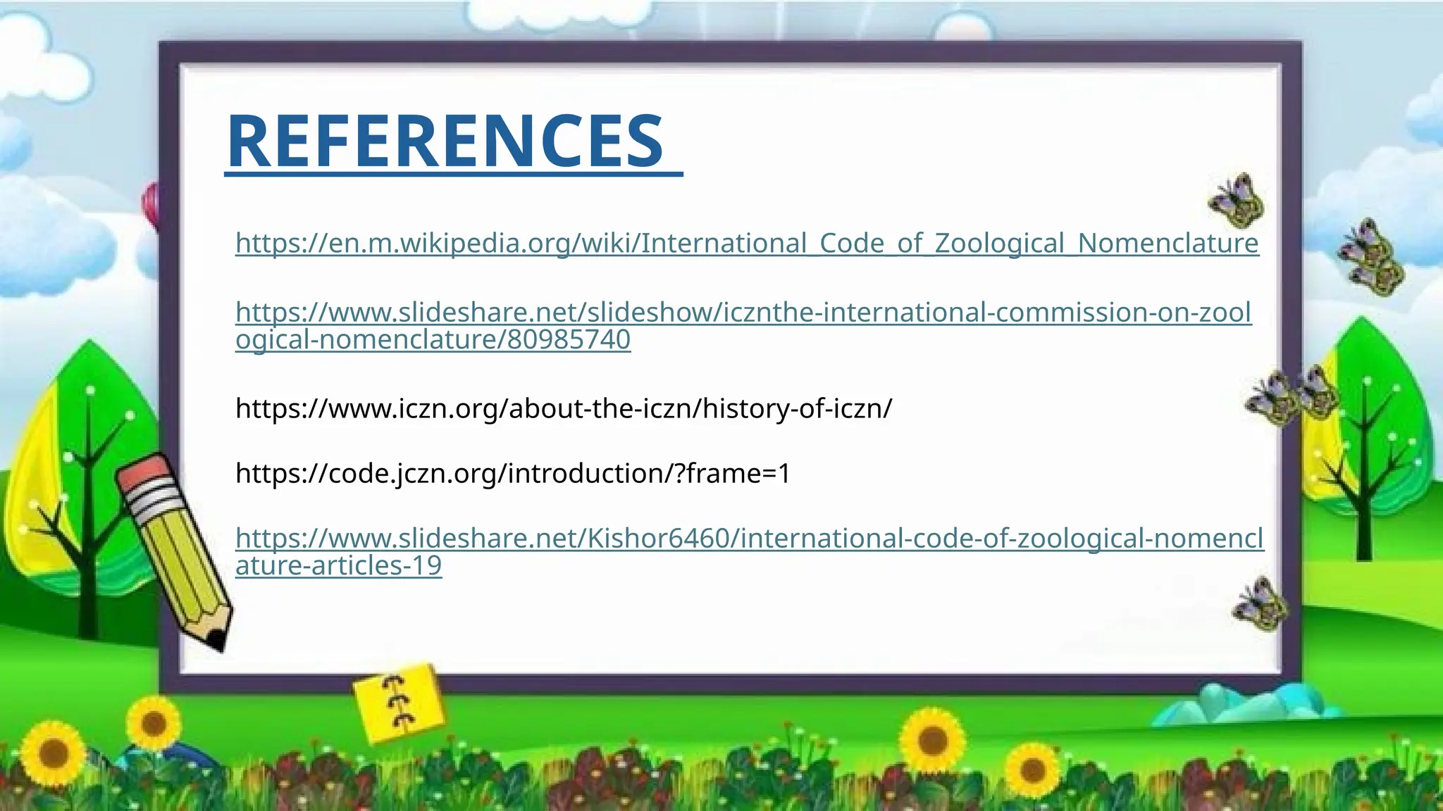 iczn(International Code of Zoological Nomenclature) | PPTX