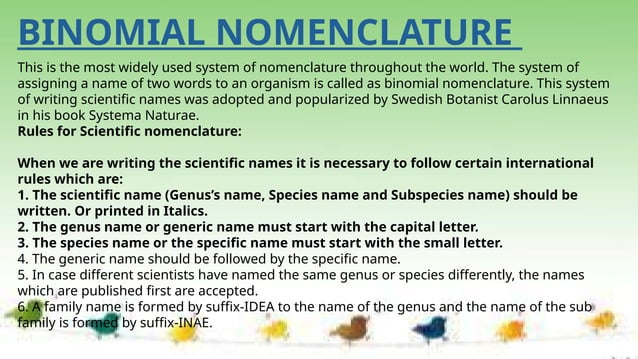 iczn(International Code of Zoological Nomenclature) | PPTX