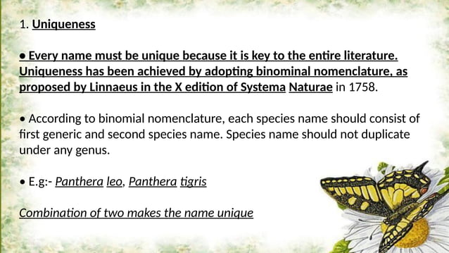iczn(International Code of Zoological Nomenclature) | PPTX