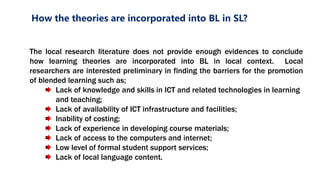 Theoretical Underpinning of Blended Learning | PPTX