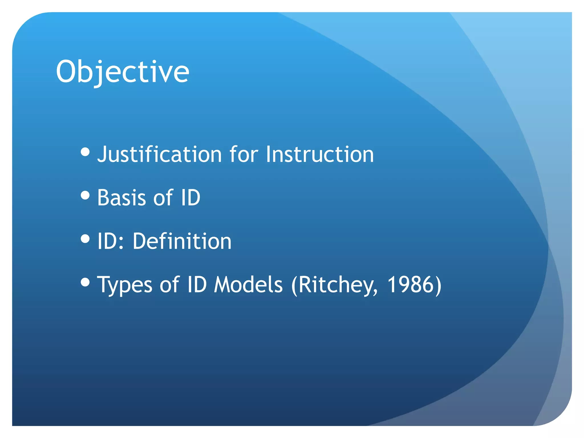Introduction to Instructional Design | PPT