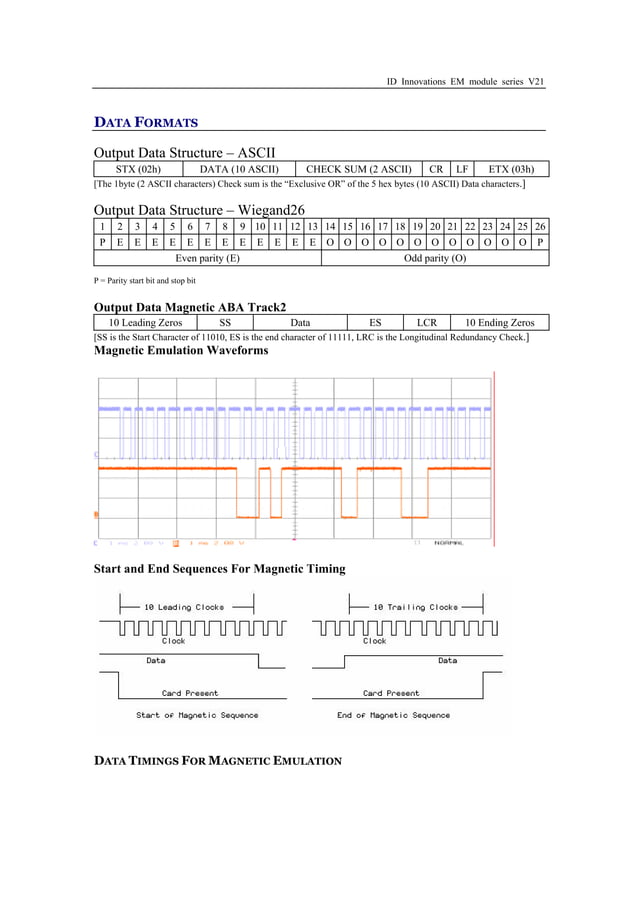 Id 12-datasheet | PDF | Computer Peripherals | Computing