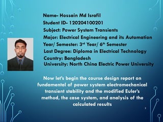 Power System Transients based on Electrical | PPT