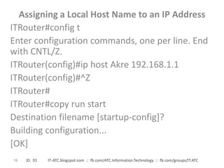 Id. 01 router (computing) | PPTX