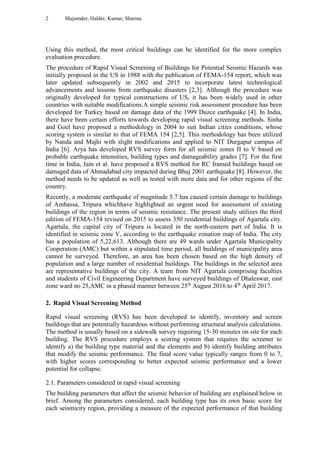 Id 165-rapid seismic vulnerability evaluation of residential buildings ...