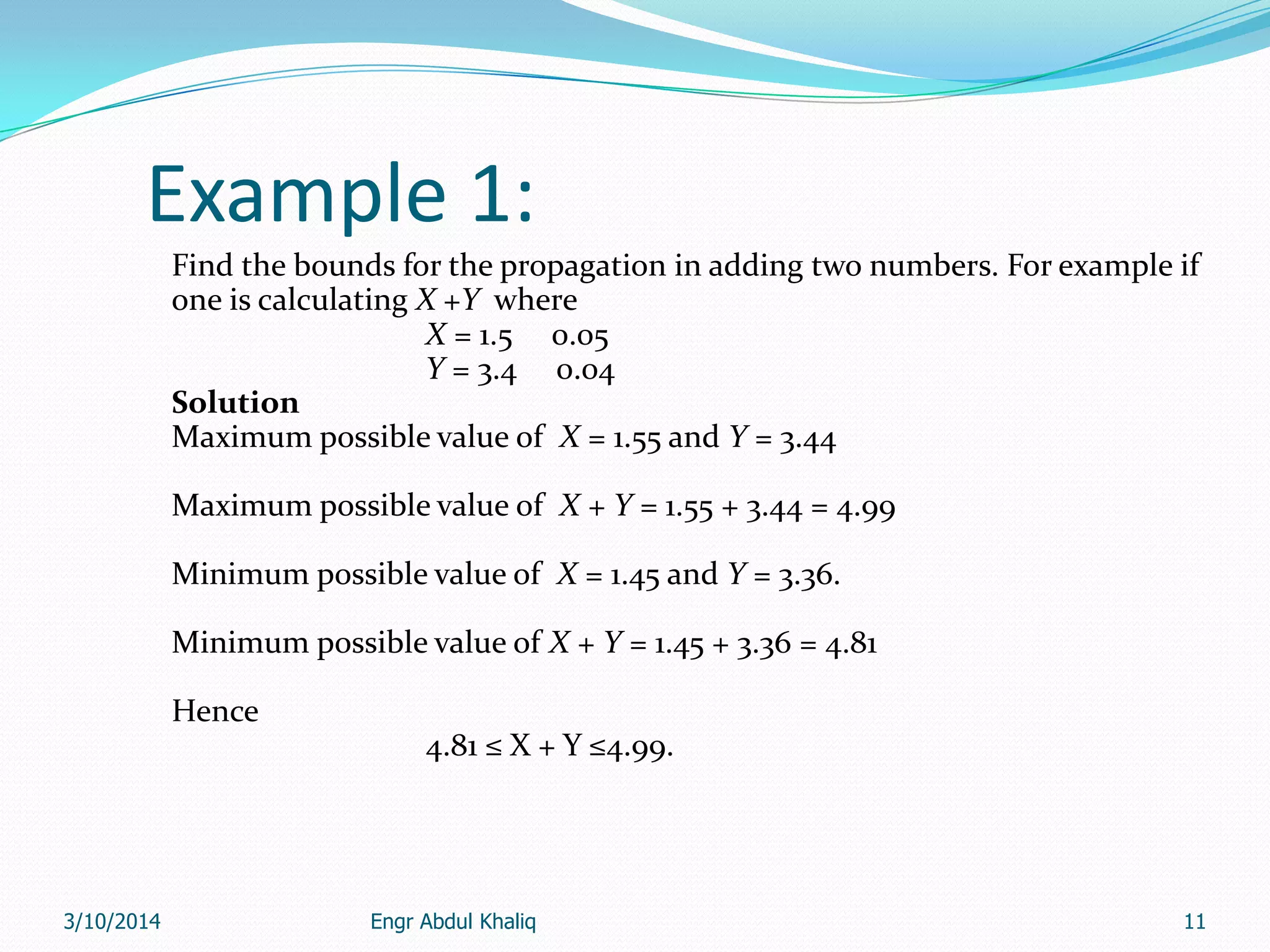 Engineering Numerical Analysis Lecture-1 | PPTX