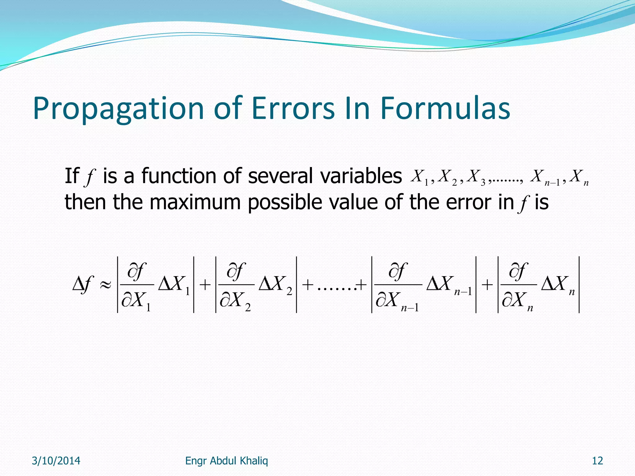 Engineering Numerical Analysis Lecture-1 | PPTX