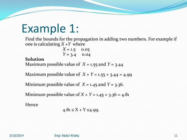 Engineering Numerical Analysis Lecture-1 | PPTX