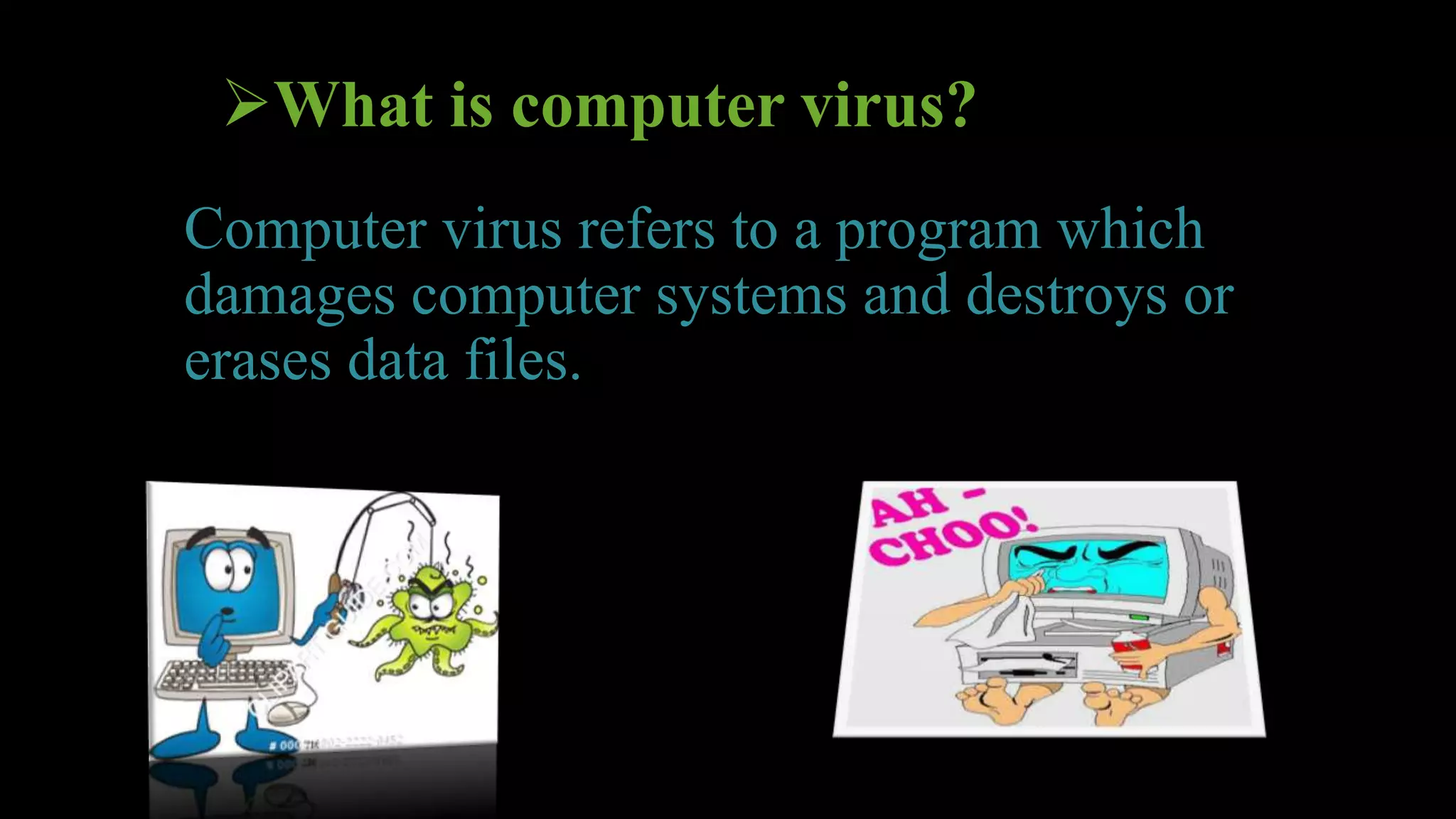 Presentation Slide: Computer Virus | PPTX
