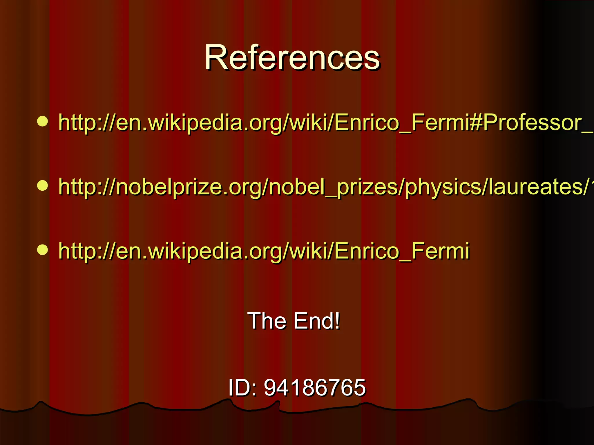 Enrico Fermi | PPT
