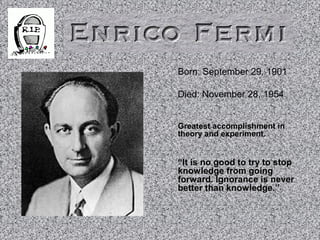 Enrico Fermi Young