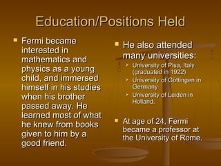 Enrico Fermi | PPT