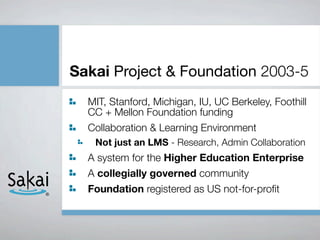Japan Sakai Conference Presentation - March 2011 | PDF