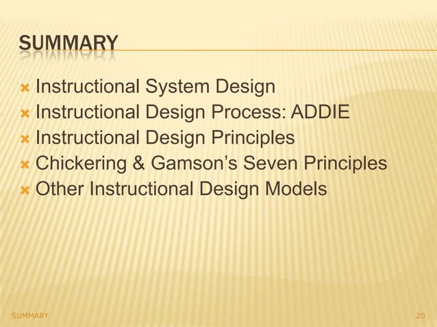 Instructional Design Principles | PPTX