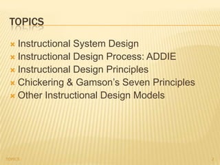 Instructional Design Principles | PPTX