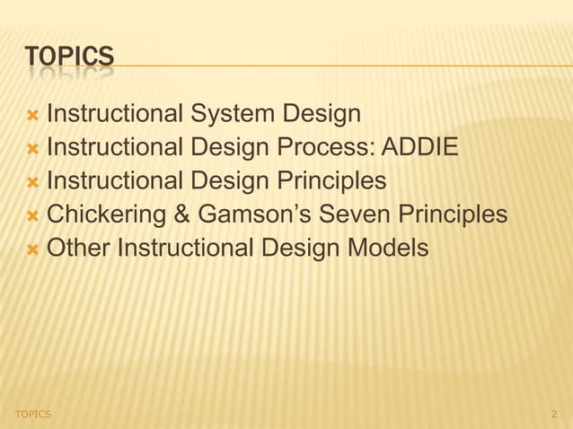 Instructional Design Principles | PPTX