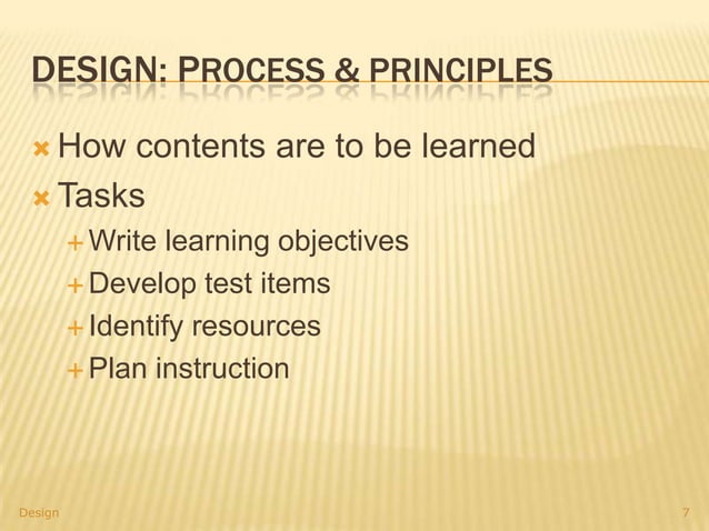Instructional Design Principles | PPTX