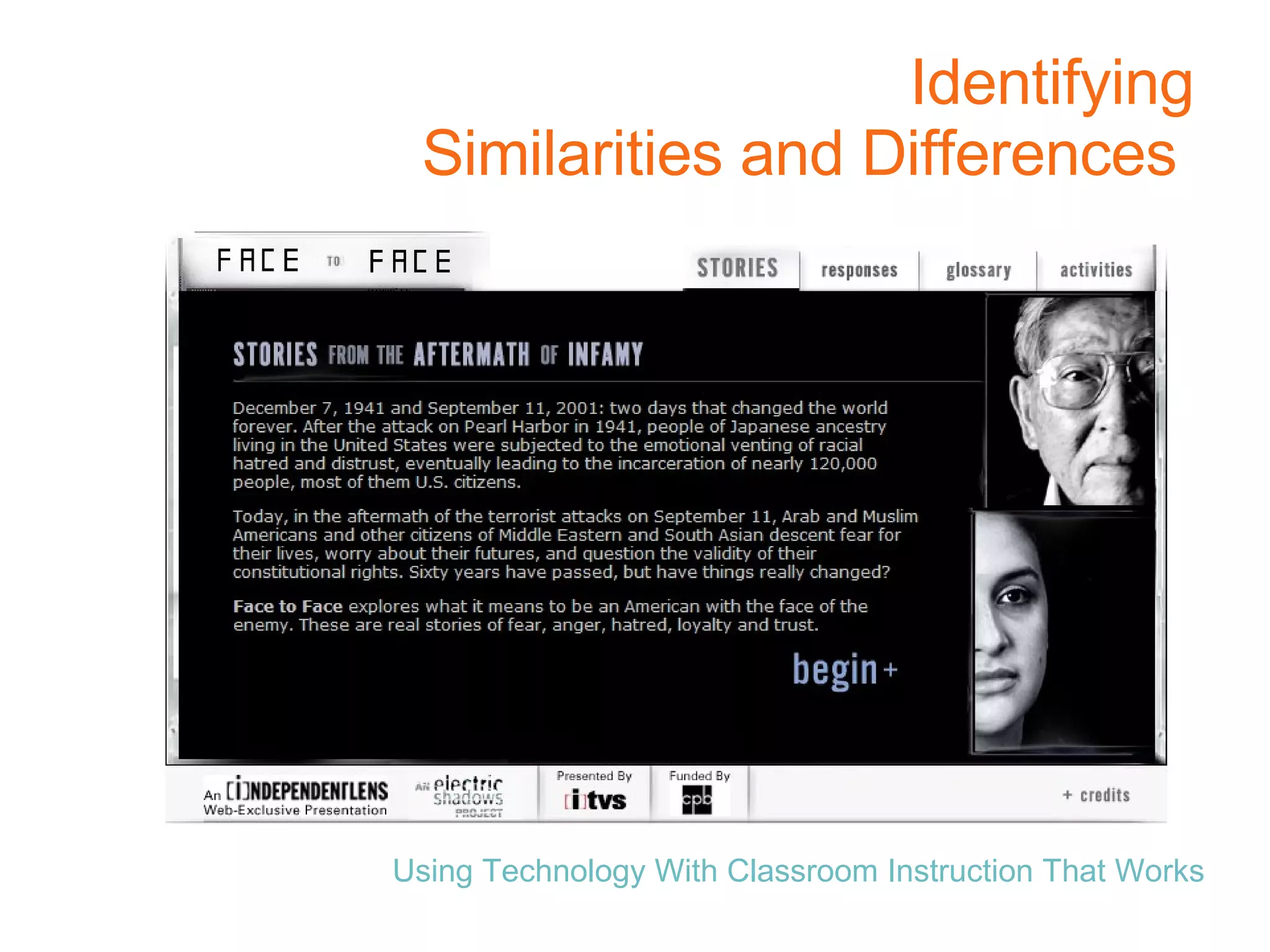 Marzano: Identifying Similarities and Differences | PPT