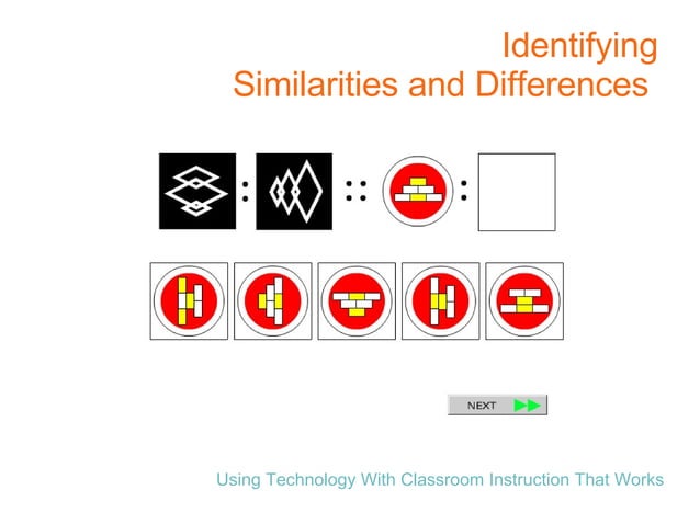 Marzano: Identifying Similarities and Differences | PPT | Education